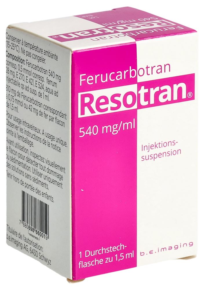 RESOTRAN Inj Susp 540 mg/ml Vial 1.5 ml | Online bestellen