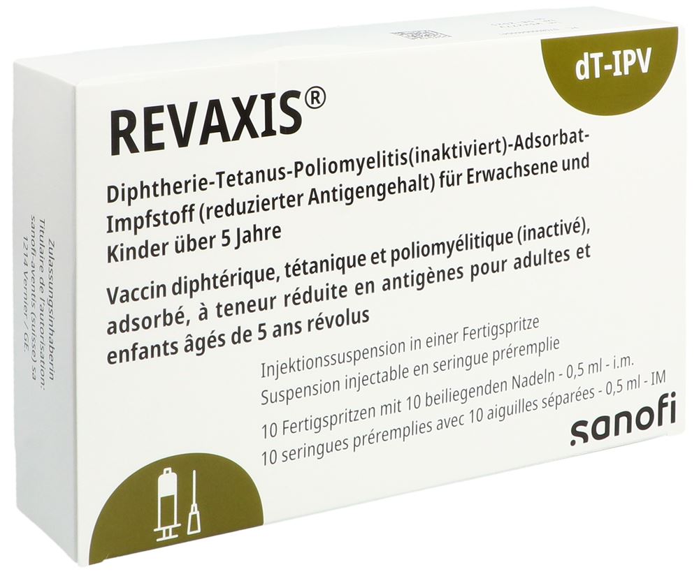 REVAXIS Inj Susp mit 1 separaten Nadel Fertspr 0.5 ml | Online bestellen