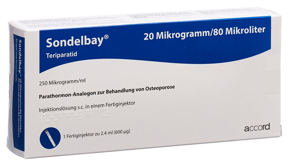 SONDELBAY Inj Lös 20 mcg/80mcl Fertpen 2.4 ml | Online bestellen