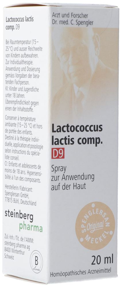 Spenglersan Lactococcus lactis comp. Spray 9 D Spray Fl 20 ml | Online ...