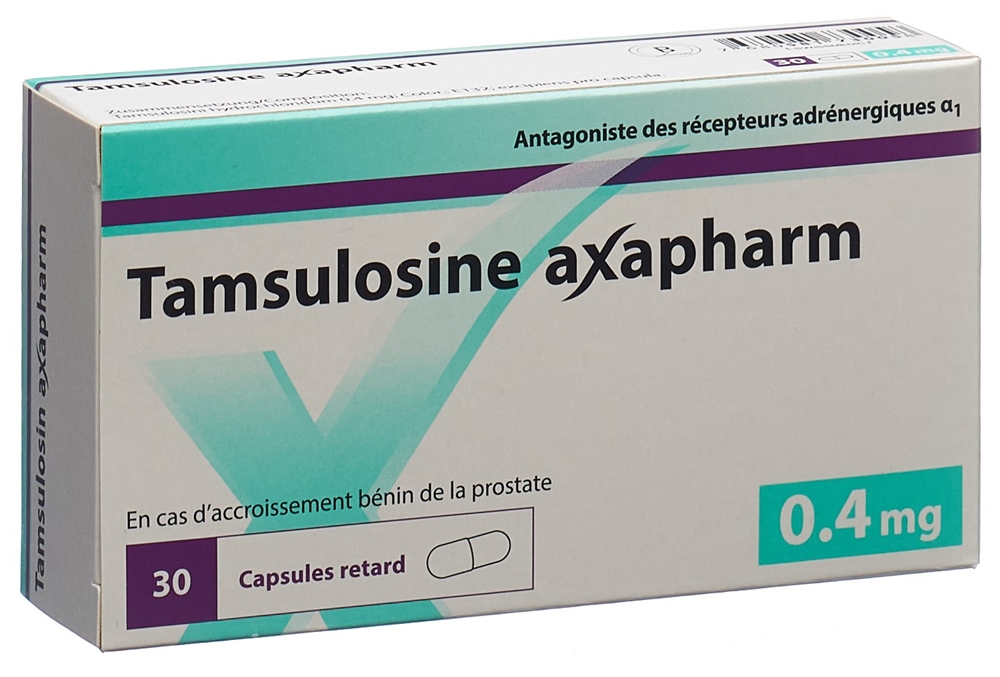 TAMSULOSINE axapharm caps ret 0.4 mg blist 30 pce | Ordinare online