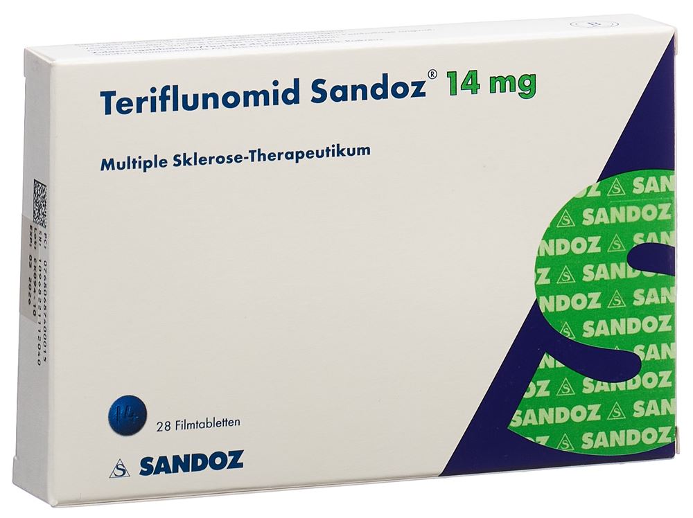 TERIFLUNOMID Sandoz Filmtabl 14 mg Blist 28 Stk | Online bestellen