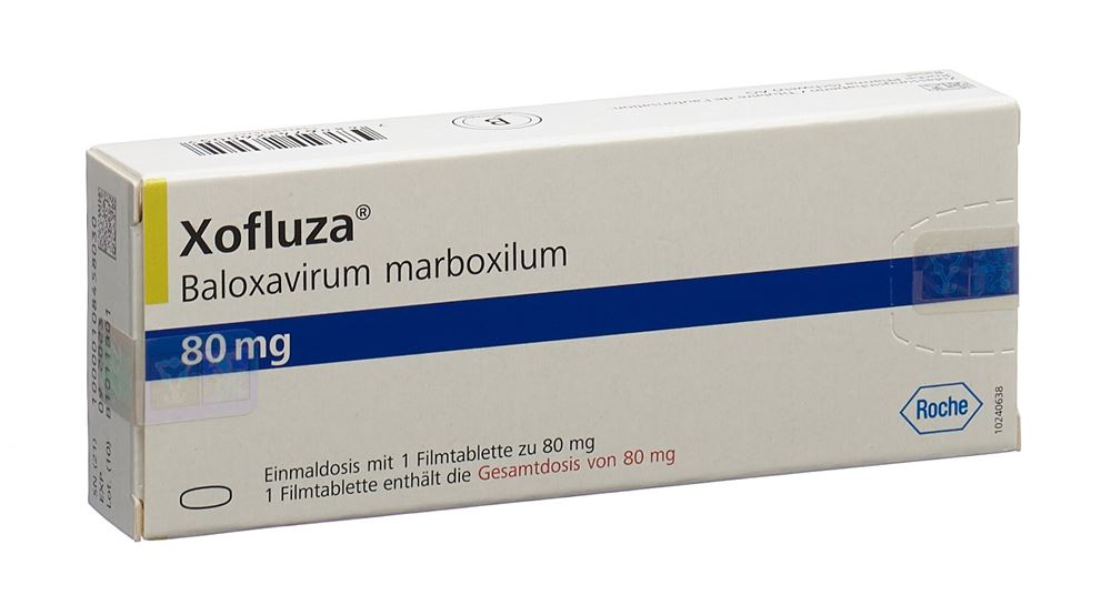 XOFLUZA cpr pell 80 mg blist 1 pce | Commander en ligne