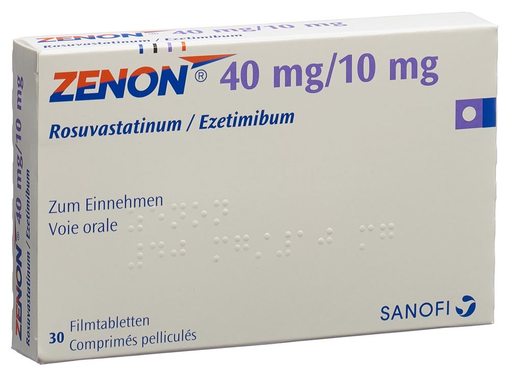 ZENON cpr pell 40 mg/10 mg blist 30 pce | Commander en ligne